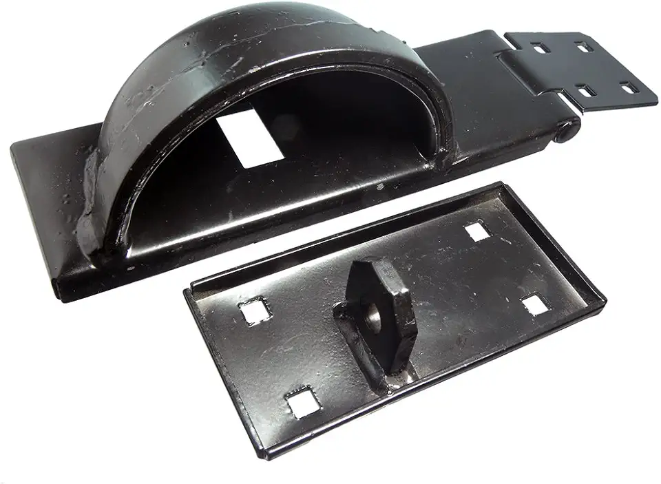 10 x HASPS & Staples with Lock Protecting Security BAR Right Hand ...