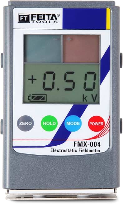 FEITA Upgraded Electrostatic Fieldmeter 0-30KV Handheld ESD ...