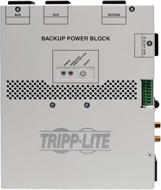 Tripp Lite 550VA Audio/Video Backup Power Block UPS - Exclusive UPS ...