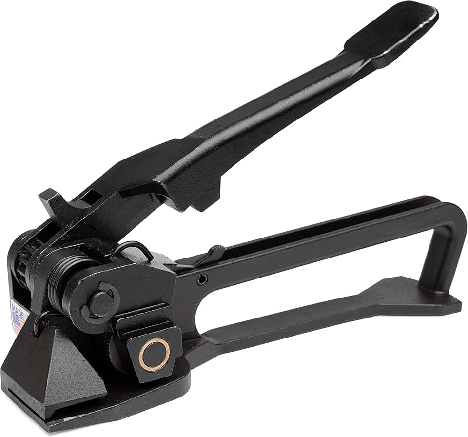 IDL Packaging IDL-1620 Feed-Wheel Pusher Strapping Tensioner for 5/8" to 1 1/4" Steel Strapping ...