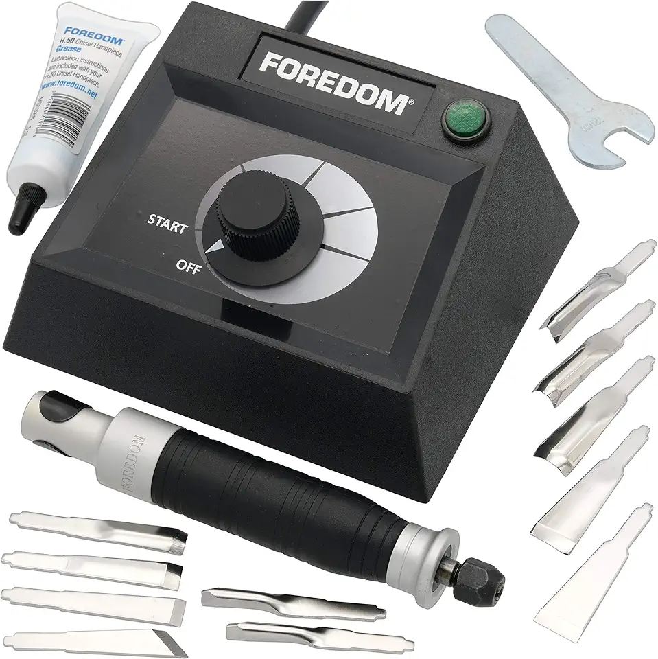 FOREDOM Chisel 50C HANDPIECE & Table TOP Control K.EM-50 +11-Chisels ...