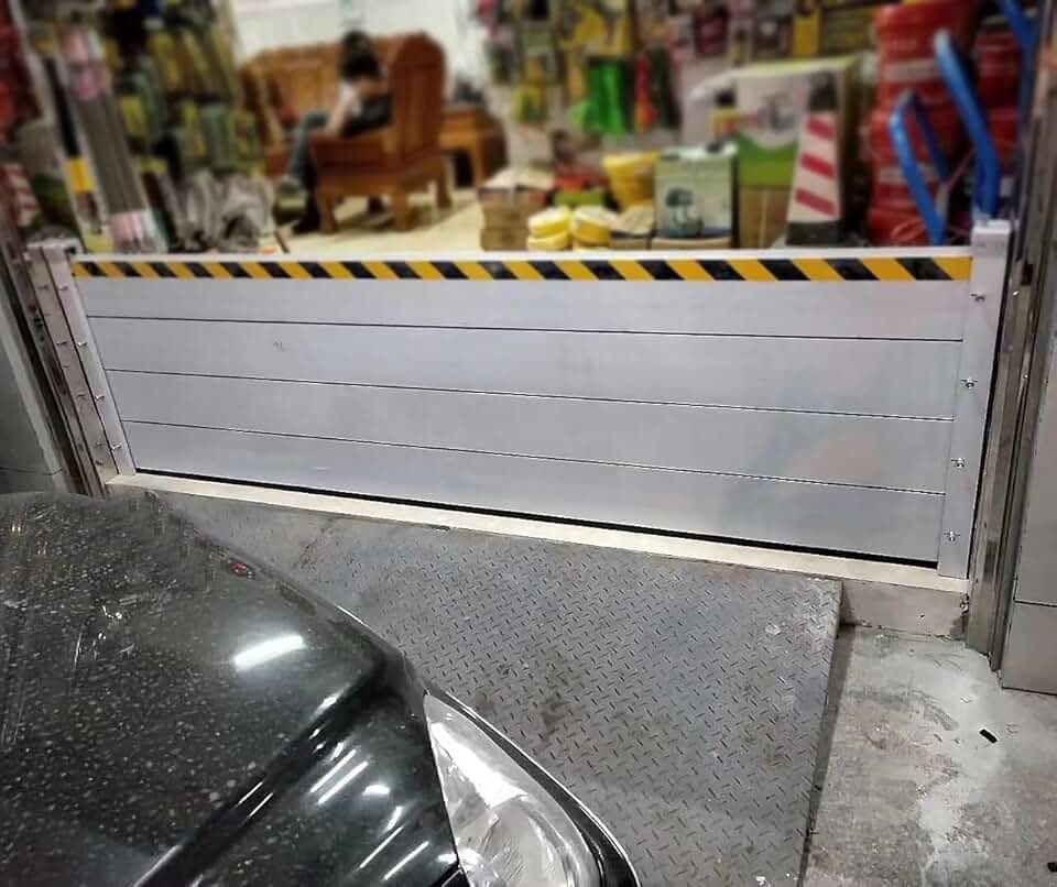 Aluminum Garage Flood Protection Barrier, 3 ft 5 ft 8ft 10 ft 17 feet ...
