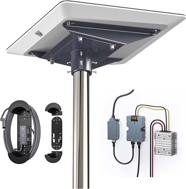 EDUP 320W GigE PoE Injector Kit +Starlink Pipe Adapter + 2 in 1 ...