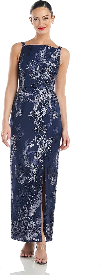 JS Collections Women's Clara Apron Ankle Length Gown - Arizona Outlet