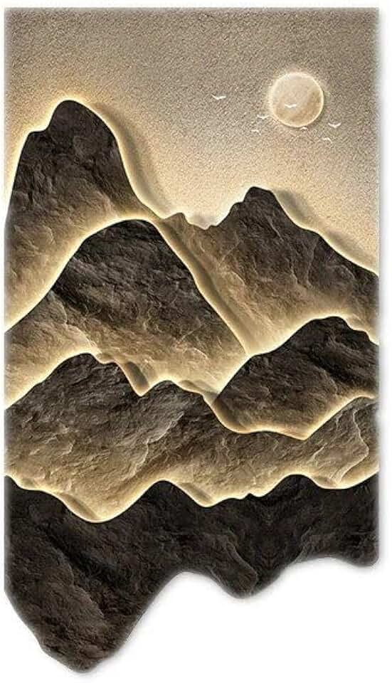 Illuminate Your Space with Modern Landscape Luminous led Wall Hanging ...