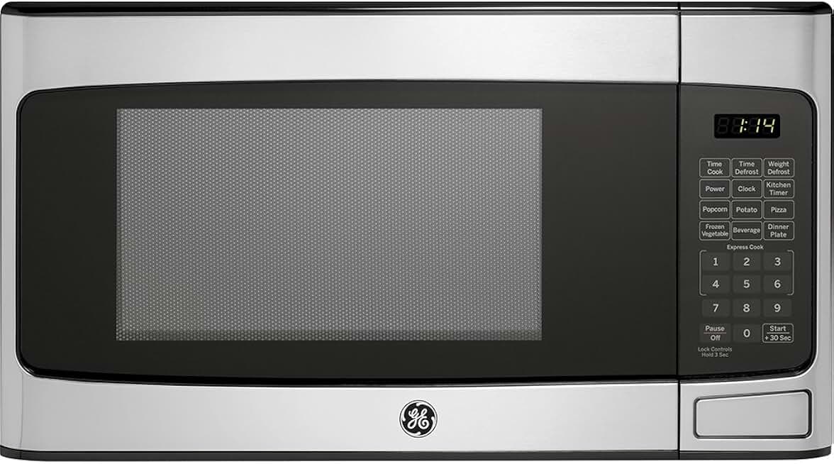 GE JES1145SHSS 1.1 Cu. Ft. Capacity Countertop Microwave, Stainless ...