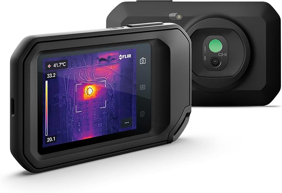FLIR C3-X Compact Thermal Imaging Camera with Wifi: High Resolution ...