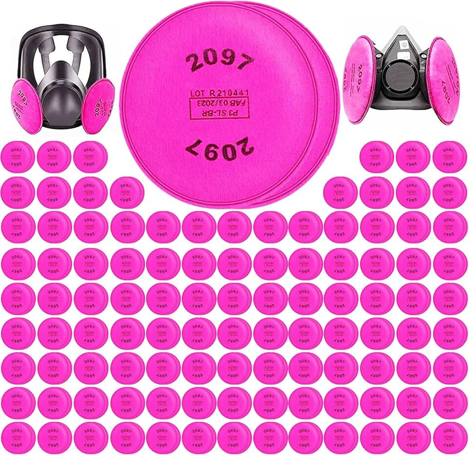 200PCS 2097 Filter P-100 Particulate Filter Installed on Filter ...