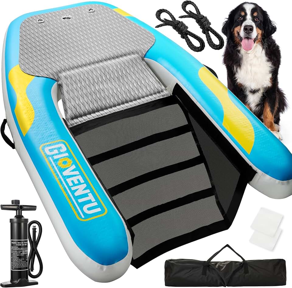 Dog Pool Ramp, Dog Boat Ramp Extra Large 62”x40” Non-Slip EVA ...