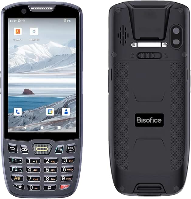 BISOFICE Android 13.0 2D Barcode Scanner PDA Handheld POS Terminal Data ...