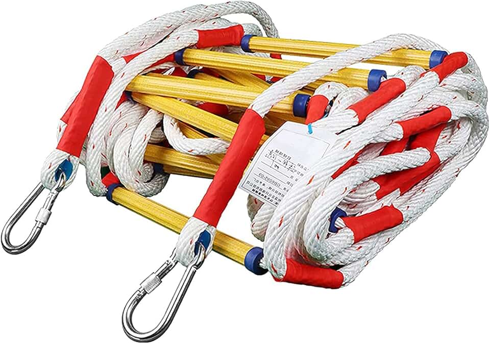 Fire Ladders Rescue Ladder Rope Ladder, Fireproof Escape Ladder for ...
