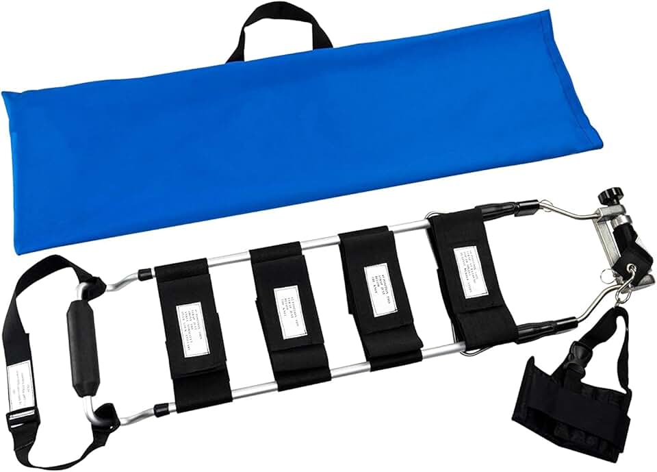 LINE2design Adult Traction Splint 4 Leg Straps - Portable Lightweight ...