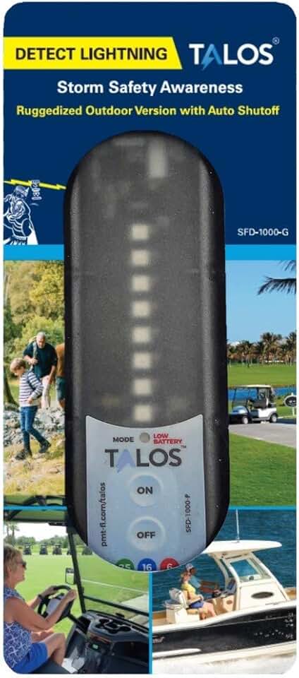 Talos Lightning Strike Detector - Rugged Outdoor Lightning Storm Sensor ...