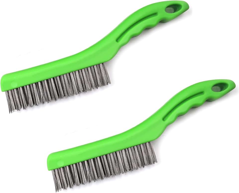 Wire Brush, Wire Brush Set, Stainless Steel Wire Brush,10 Inch with ...