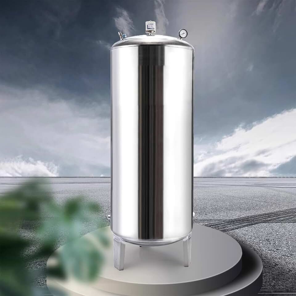 oocco Outdoor Pressure Tank, Stainless Steel Emergency Water Storage ...