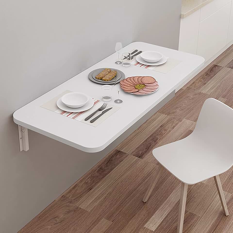 Breakfast Bar Table,Computer Workstations,Folding Wall Mounted Tables Fold-Down Wall Table ...