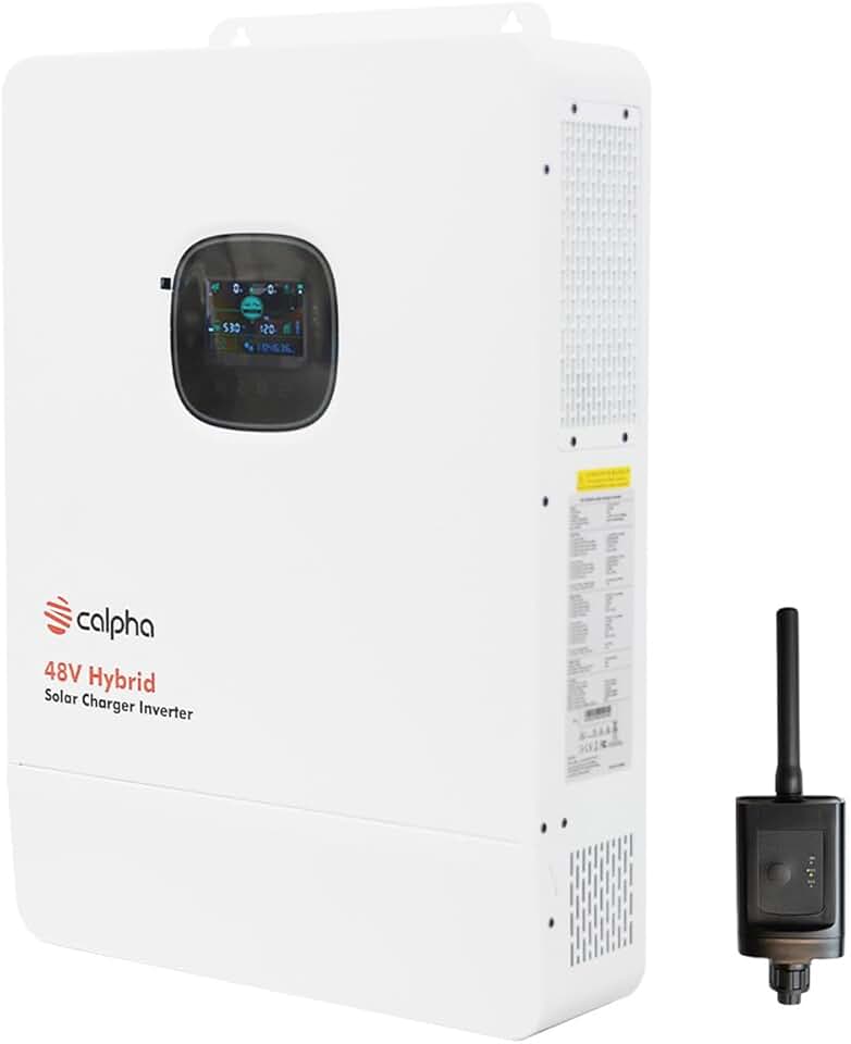 Calpha 10000W 48V Hybrid Solar Inverter,110V/240V Split Phase Inverter ...