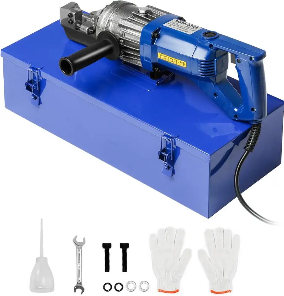 Electric Rebar Cutter, 900W 110V Portable Hydraulic Rebar Cut-Off ...