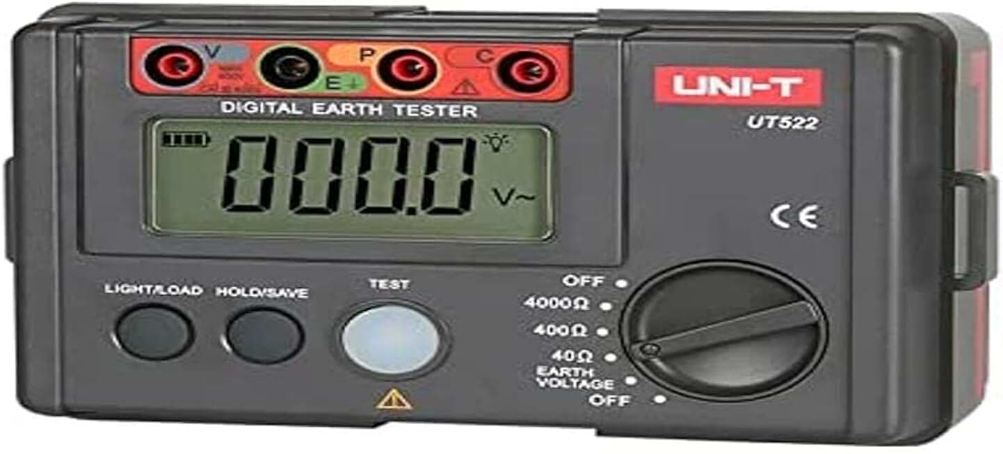 UNI-T UT522 Digital Earth Ground Resistance Tester AC Earth Insulation ...