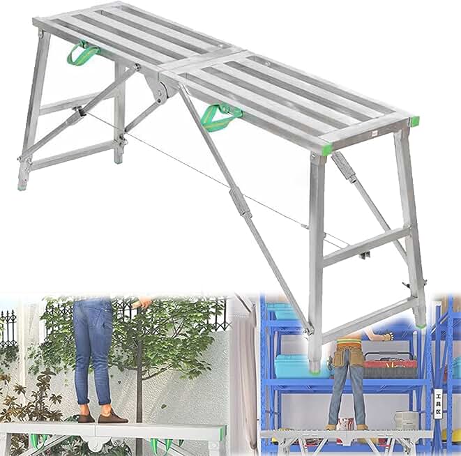 Work Platform Height Adjustable Portable Scaffolding Equipment Folding ...