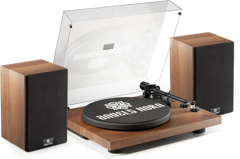 Vinyl Record Player, Hi-Fi System Bluetooth Turntable Players with ...