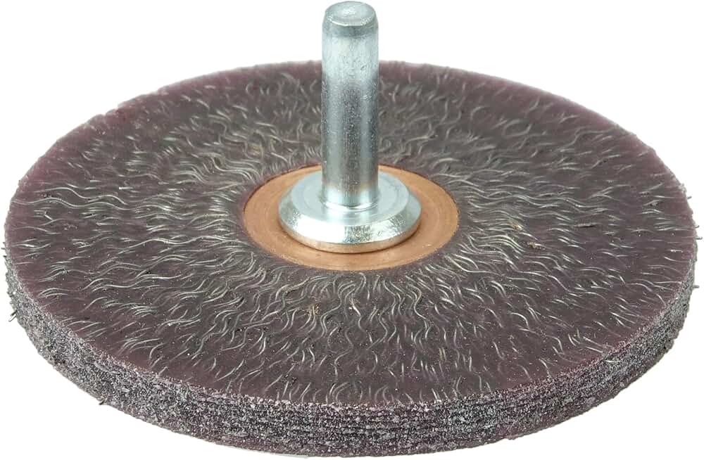 Weiler 35315 3" Polyflex Encapsulated Stem-Mounted Crimped Wire Wheel ...