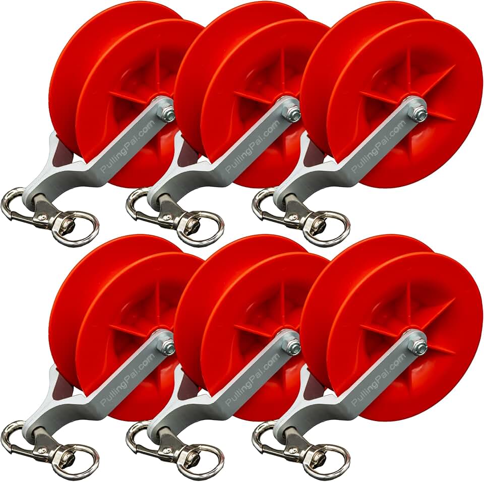 Pulling Pal - Low Voltage & Network Cable Installation Pulley. The Best Cat5e & 6, Coax, Fire ...