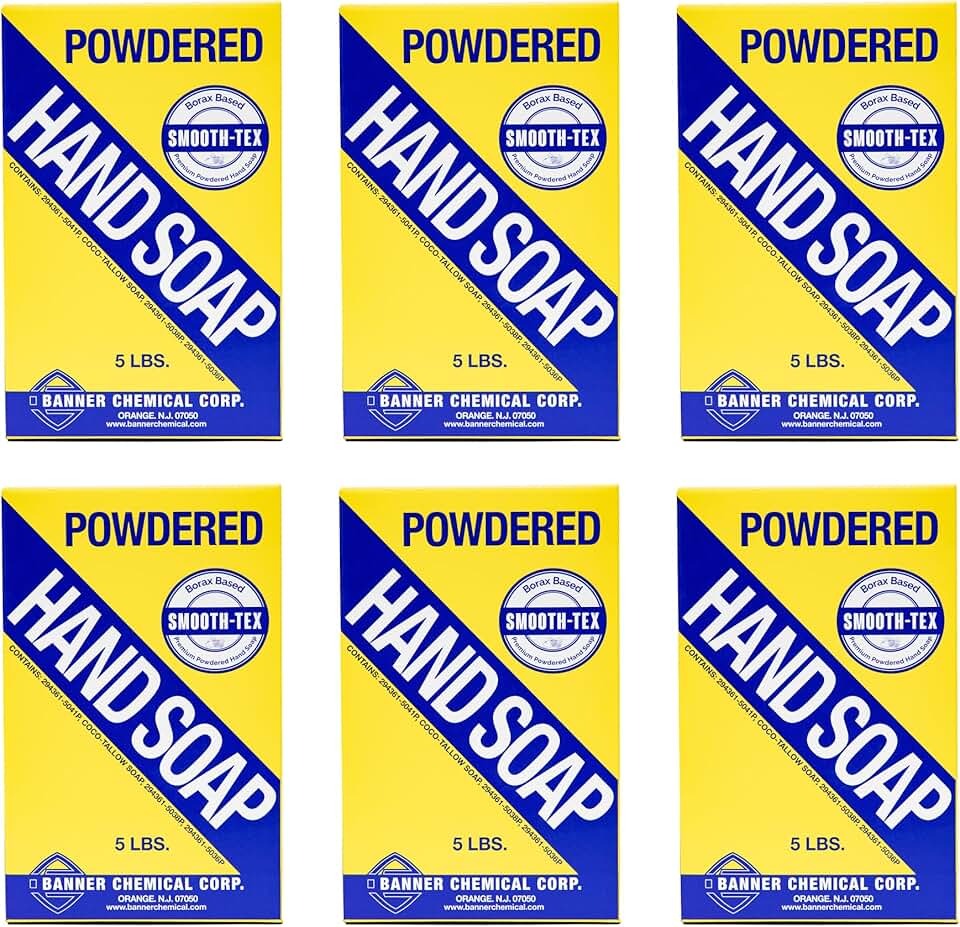 Borax Powdered Hand Soap, Heavy Duty Industrial Hand Wash Removes ...