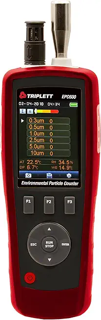 Triplett EPC600 Handheld Environmental Particle Counter and Air Quality ...