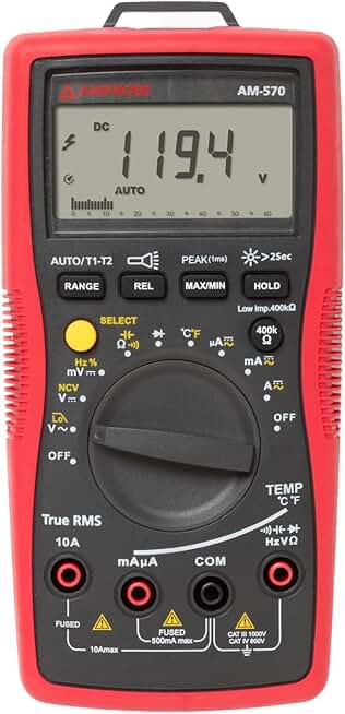 Amprobe AM-570 Industrial Digital Multimeter with True-RMS - Overstock ...