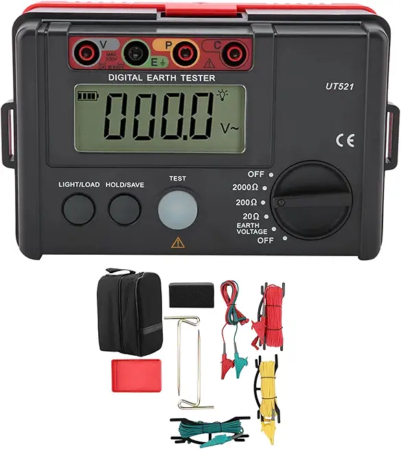 Earth Ground Insulation UT521 Digital Earth Tester Earth Ground ...