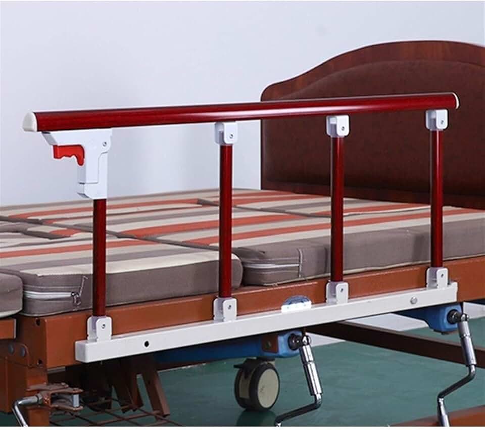 Bed Side Handrail Bed Guardrail Safety Foldable Bed Side Guard Rail for ...