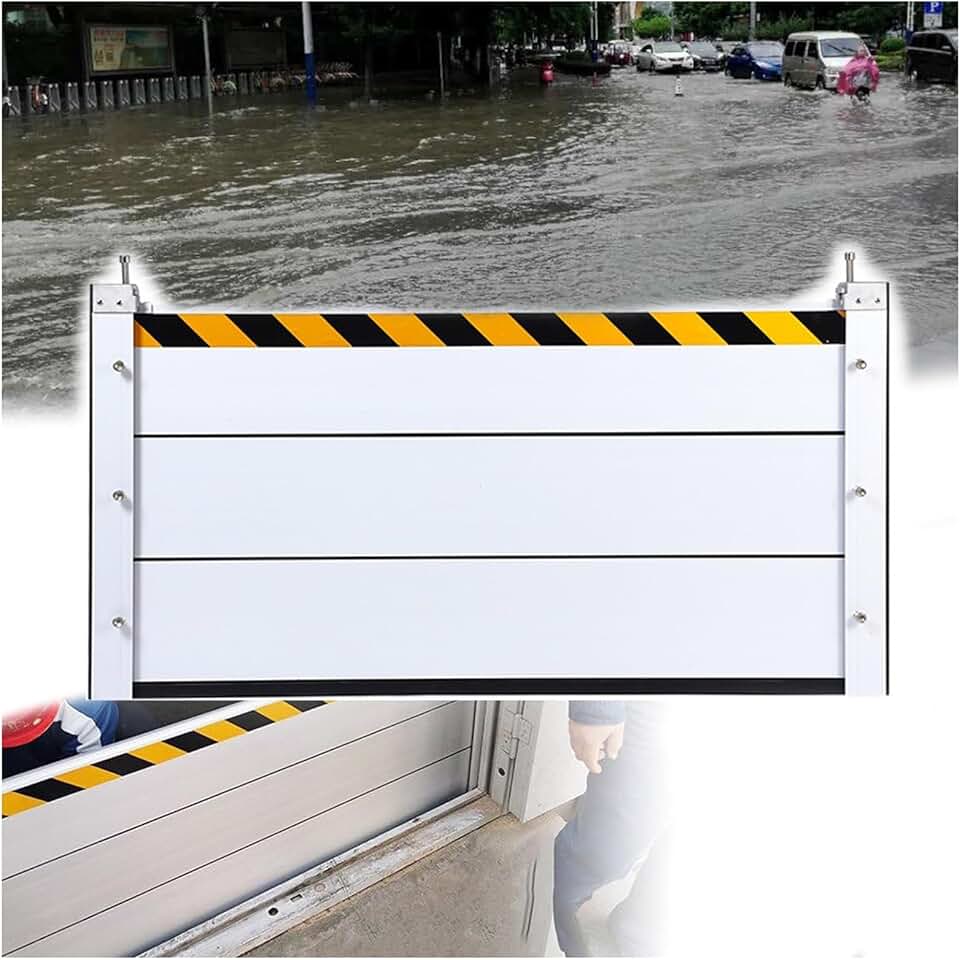 Flood Protection Barrier Street, Aluminum Alloy Garage Flood Protection ...