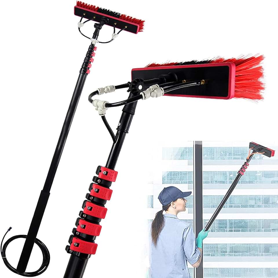 3.6m-10.8m Window Cleaning Water Fed Poles,Window Cleaner Kit,Water ...