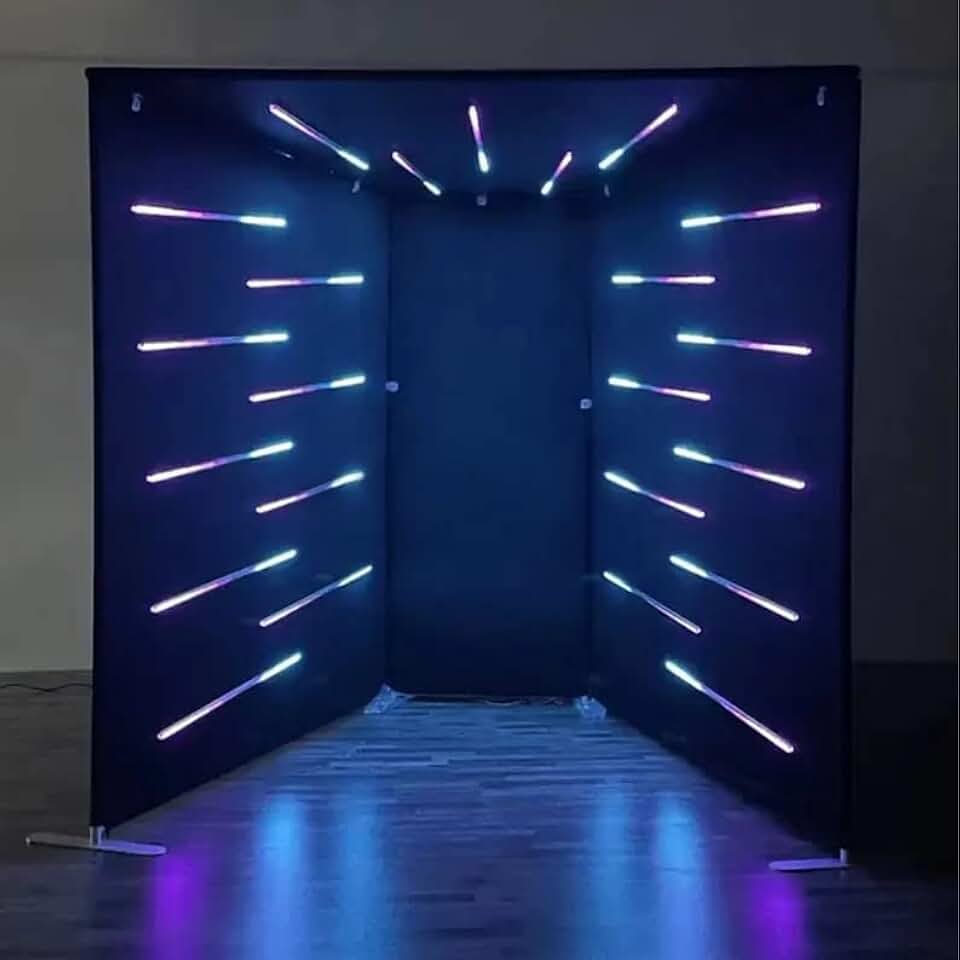 PHOTO BOOTH LED ENCLOSURE, Light up your event with a multi-color LED ...