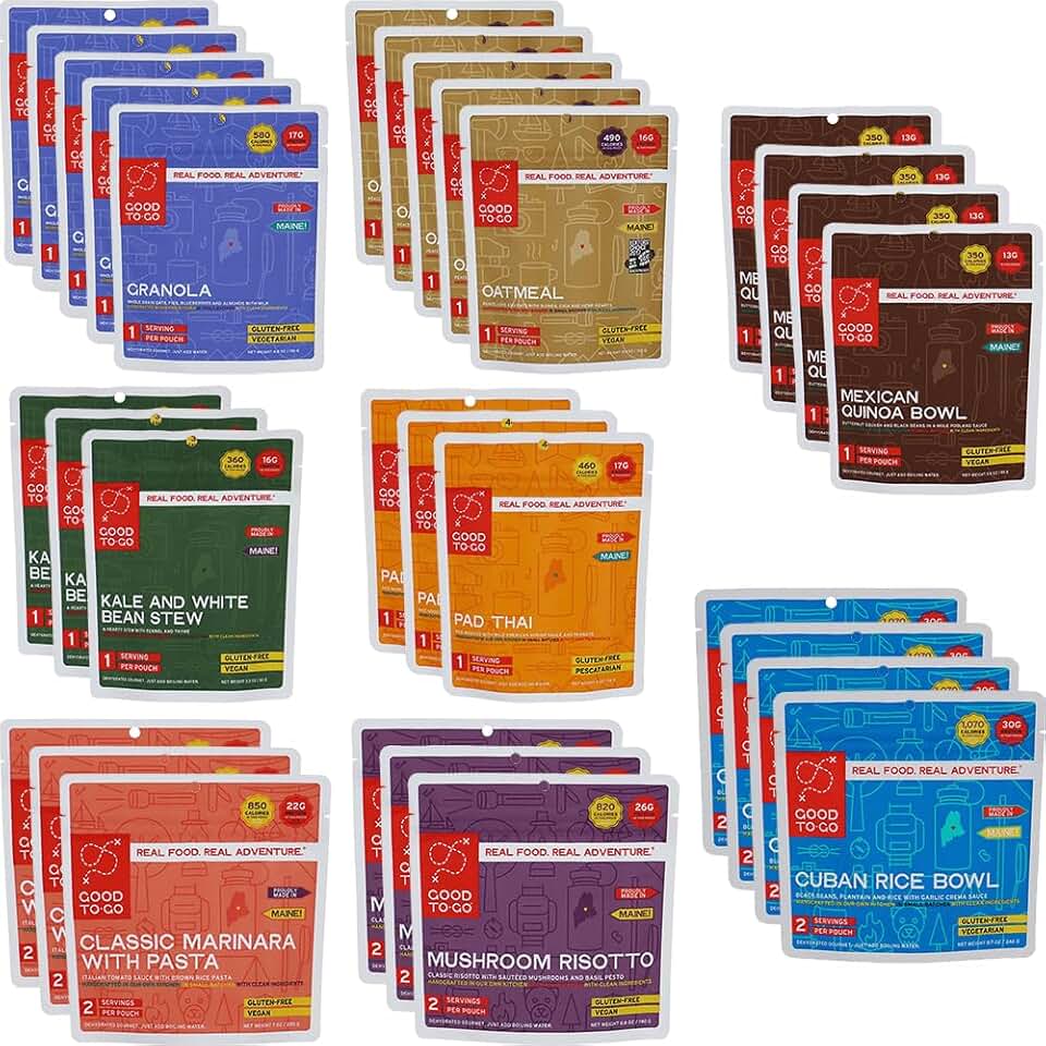 GOOD TO-GO Thru Hiker Food Kit | Camping Food, Backpacking Food | Just ...