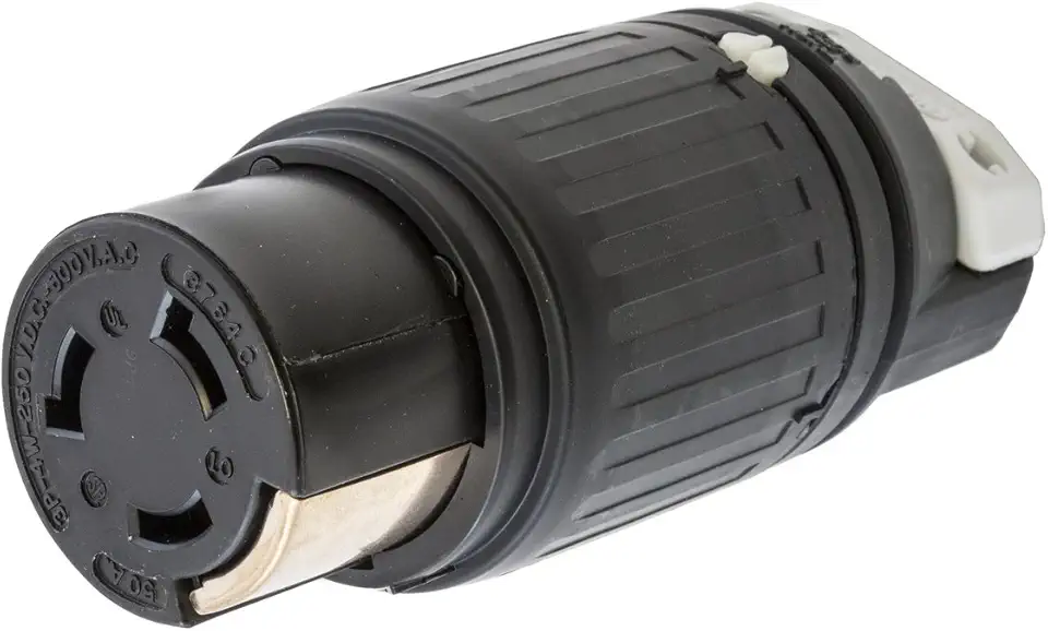 Hubbell Wiring Device-Kellems HBL3764C Locking Connector, 250VDC/600VAC ...