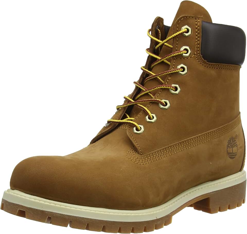 Timberland Men's 6 inch Premium Waterproof Boot, Rust Nubuck, 11.5 D ...