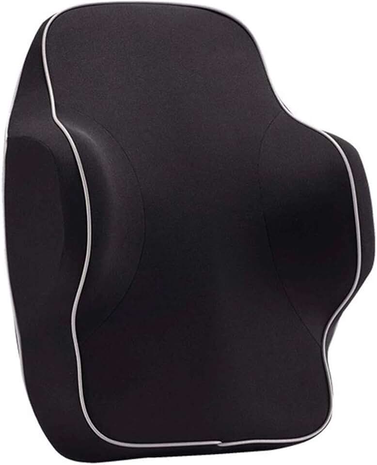 Lower Back Pain Lumbar Pillow Support Cushion - Grade Memory Foam for ...