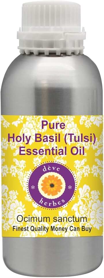 Deve Herbes Pure Holy Basil (Tulsi) Essential Oil (Ocimum Sanctum ...