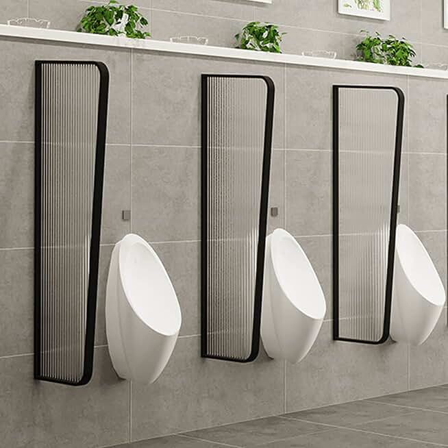 Wall-Mounted Men Urinal Privacy Screen Panels Partition Protection ...