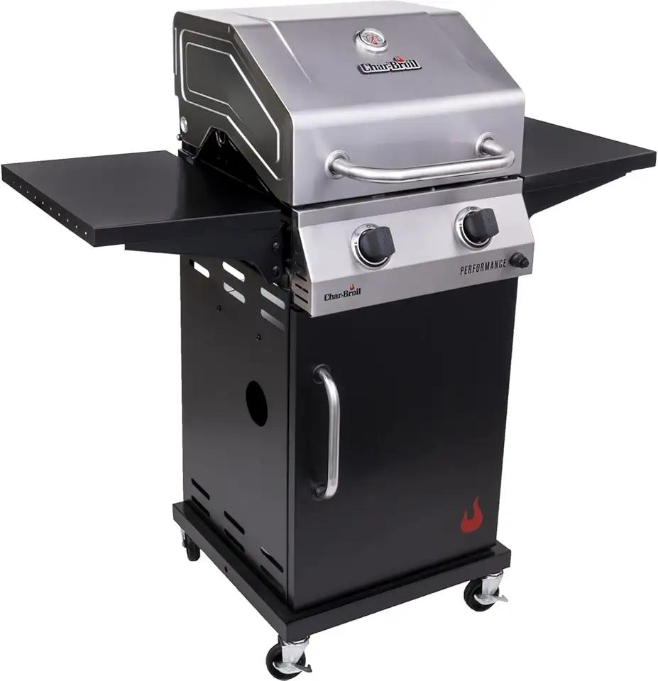 463660021 Performance 2-Burner Cabinet-Style Liquid Propane Gas Grill ...