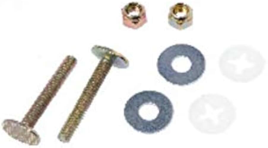 FixtureDisplays® Closet Bolts - Brass - Bagged (style 2) -2 brass bolts ...