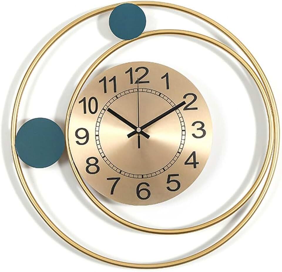 Chinese Wall Mounted Clock, Living Room Clock, Circular Decorative ...