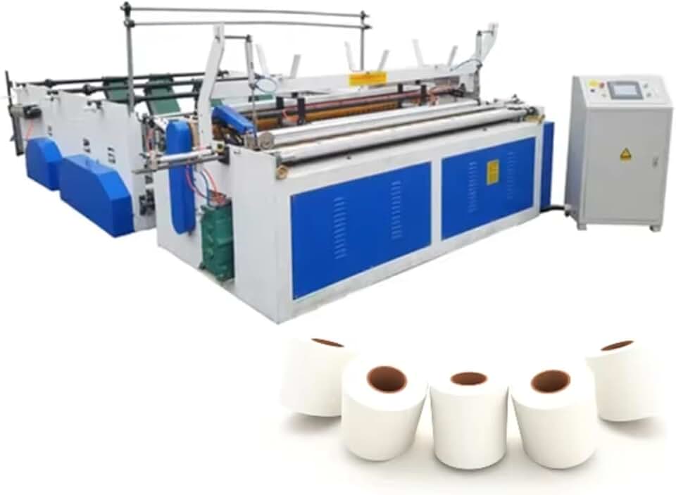 Full Automatic Toilet Paper Machine Production Line Toilet Paper Roll ...