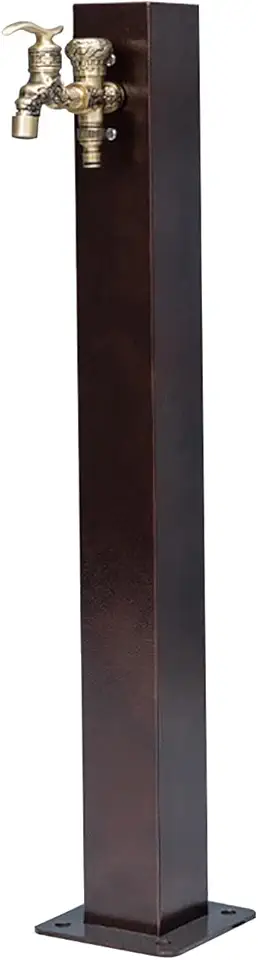 Outdoor Faucet Column Floor Mount, Freestanding Garden Water Column ...