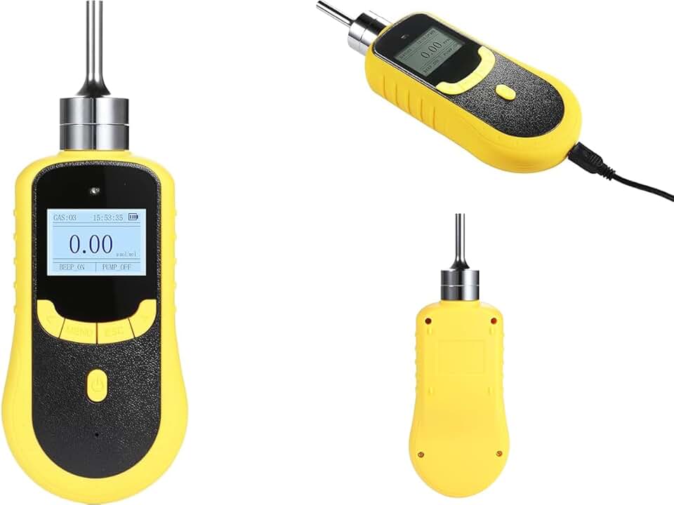 Handheld Hydrogen Gas Detector H2 Detector with Measuring Range 0 ...
