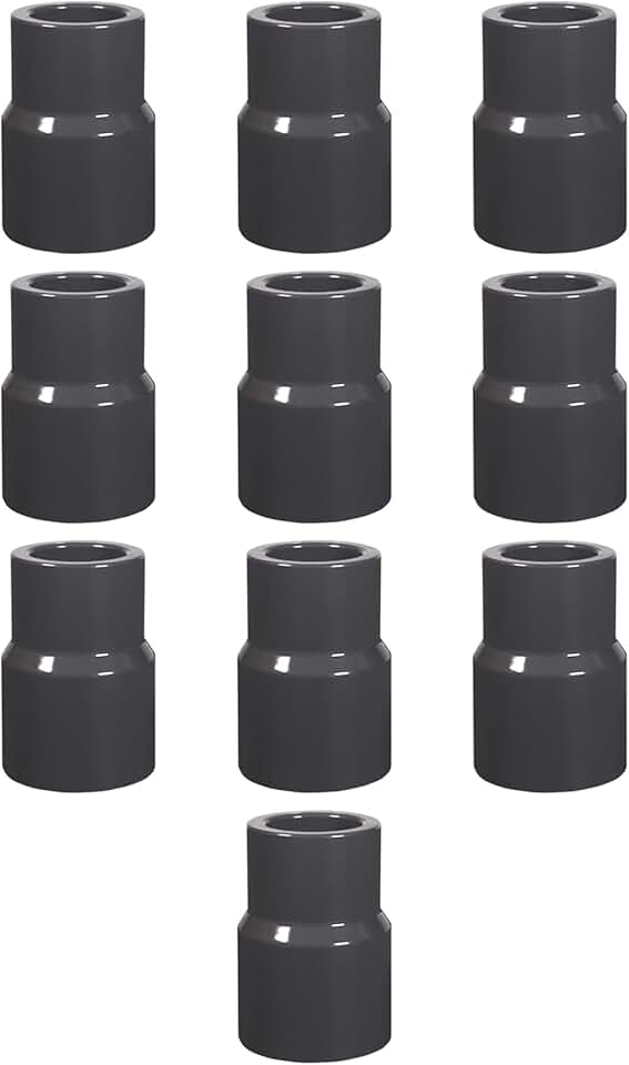 829 Series - Schedule 80 PVC Fittings (Black) - Reducing Coupling ...
