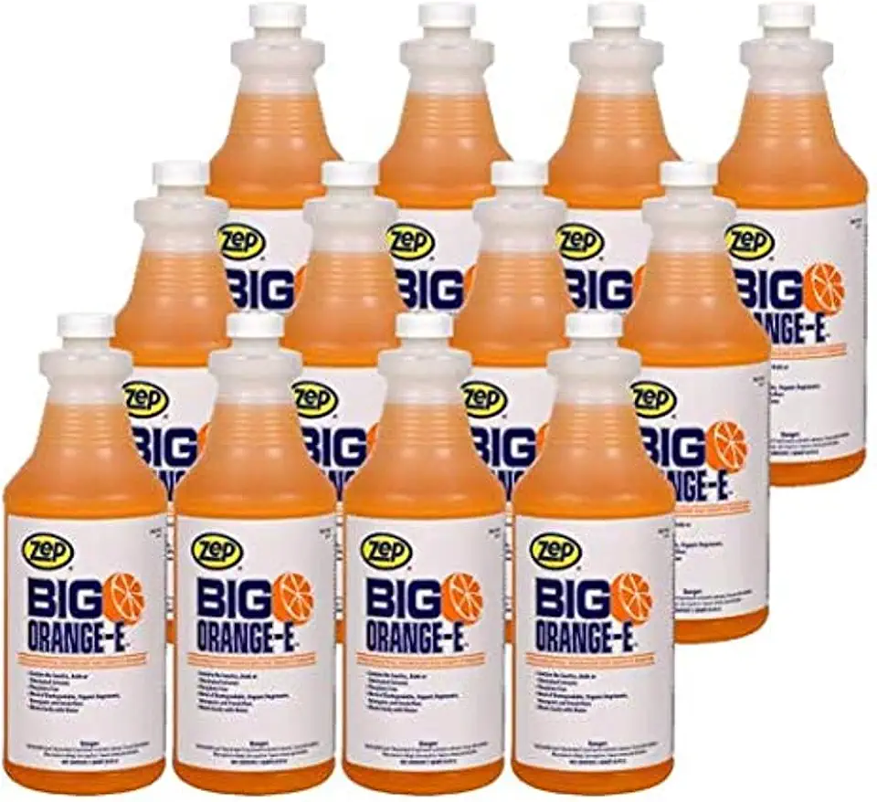 Zep Big Orange-E Citrus Industrial Degreaser Liquid 1 Quart 48501 (Case ...