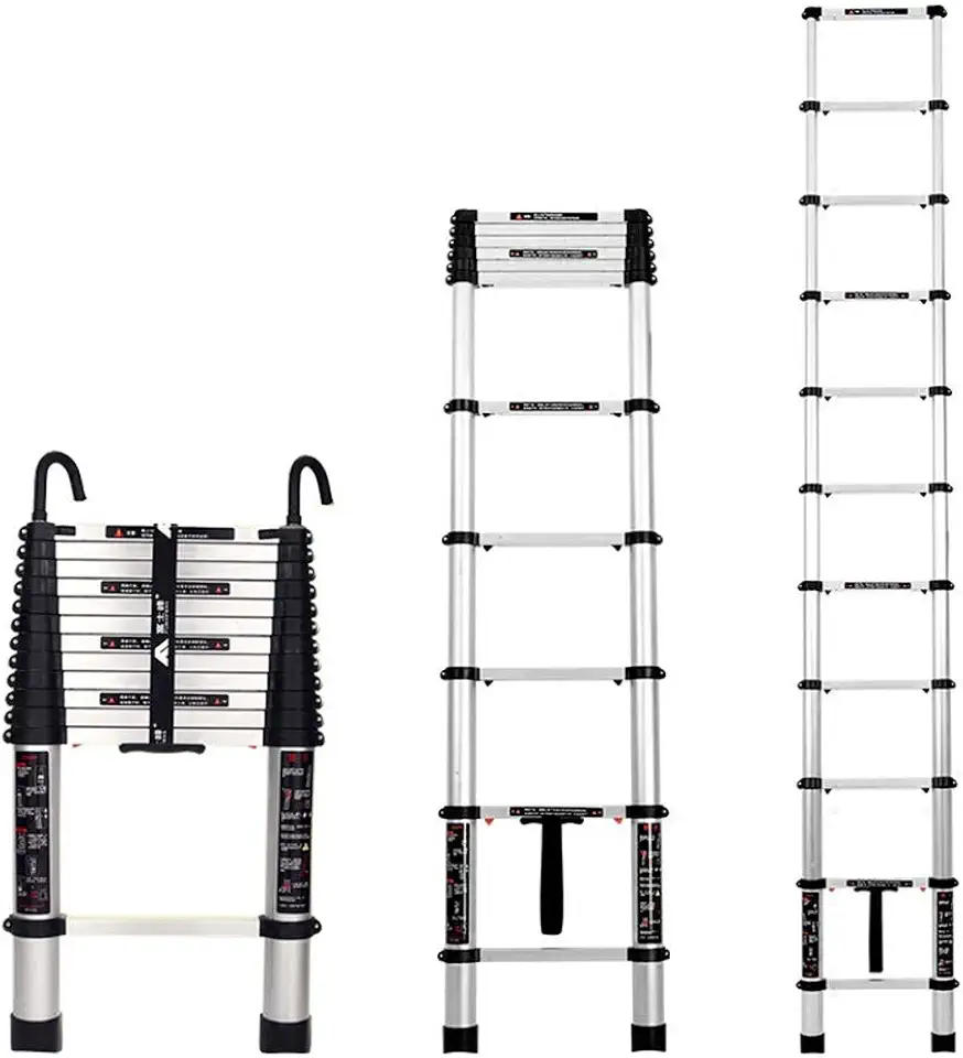 Portable Sturdy Folding Ladder/Extension Ladder, Aluminum Folding ...